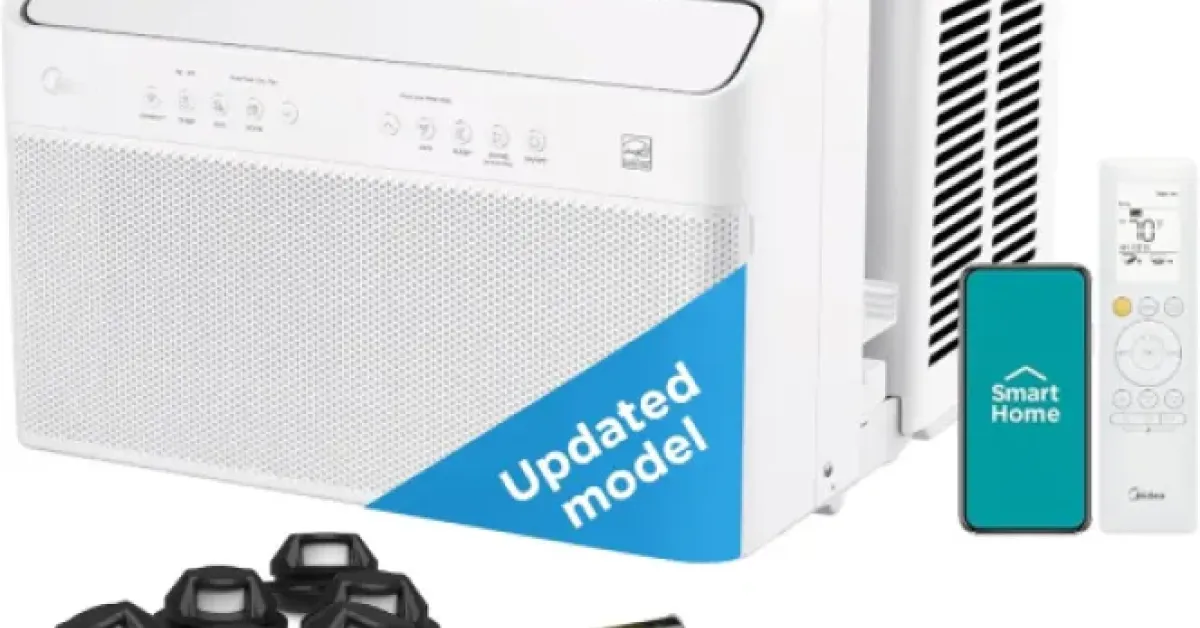 Midea 8,000 BTU U-Shaped Smart Inverter Review: a quiet window AC that ...